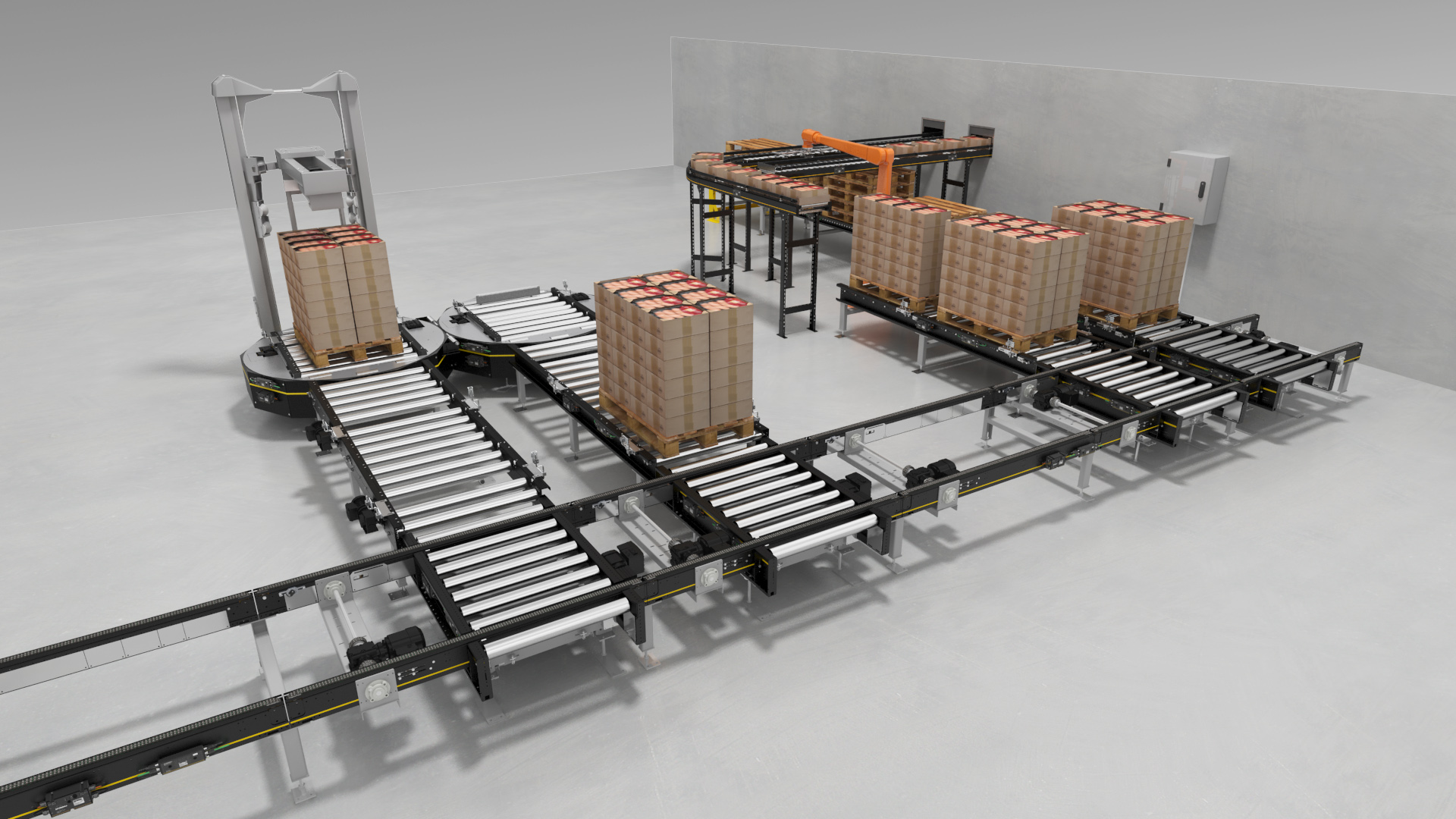 Interroll erweitert Modular Pallet Conveyor Platform (MPP) um flexible ...